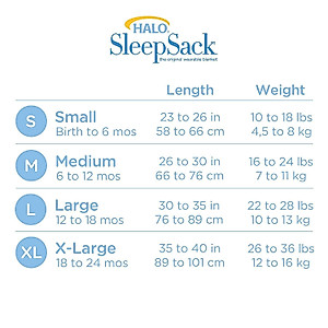 HALO 100% Cotton Baby Sleepsack Wearable Blanket Bundle Set of 3, Baby Girl, X-Large