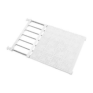 PATKAW Closet Shelf 1 Set Expandable Shelf Divider Separator Closet Tension Shelf Wardrobe Separator Racks for Closet, Wardrobe, Kitchen, Bookcase (3-90cm) Adjustable Locker Shelf