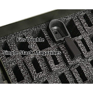 Case Club 24 Magazine Holder .50 Cal Ammo Can Foam (Pre-Cut, Closed Cell, Military Grade Foam) (1 Count)