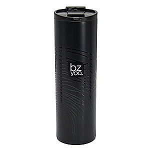 bzyoo Brew 18/8 Stainless Vacuum Drinking BPA-Free 15oz Coffee Mug Water Thermal Bottle Bundle with Leak Proof Design for Hike Camping Holiday New Year Gifts Wellness (2 Bottle Bundle)