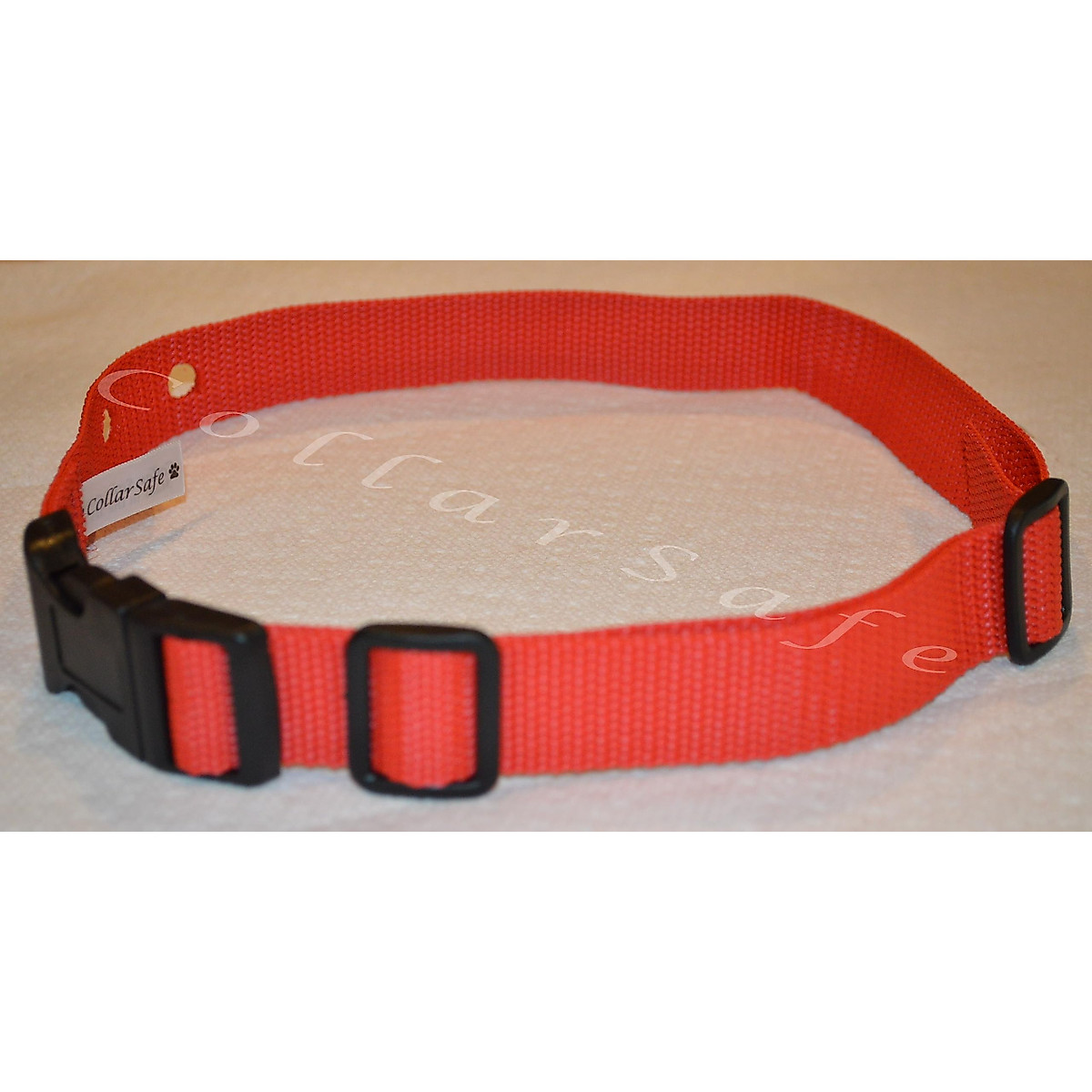 CollarSafe 1" Wide Basic Economical Replacement Collar - FITS PetSafe PIF-275, Microlite & Many Other Modules Requiring 2-Holes 1-3/16” Apart to Attach – PLS Read Listing - View Photos