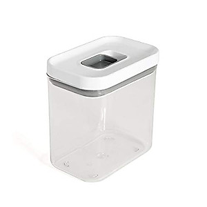 Copco Food and Organization Storage Container with Airtight Lid, 1.8-Quart, Clear