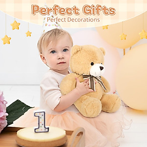 Tezituor Teddy Bear Stuffed Animals,3 Packs Bulk Teddy Bears Plush Toy, Baby Shower Teddy Bears Gift for Boys Girls Kids,12 inches