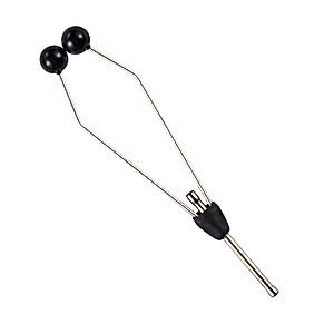 Goture Black Bullet Head Bobbin with Ceramic Tips,Fly Fishing Tying Tool Made of Iron and Ceramic,Lure Making Tool