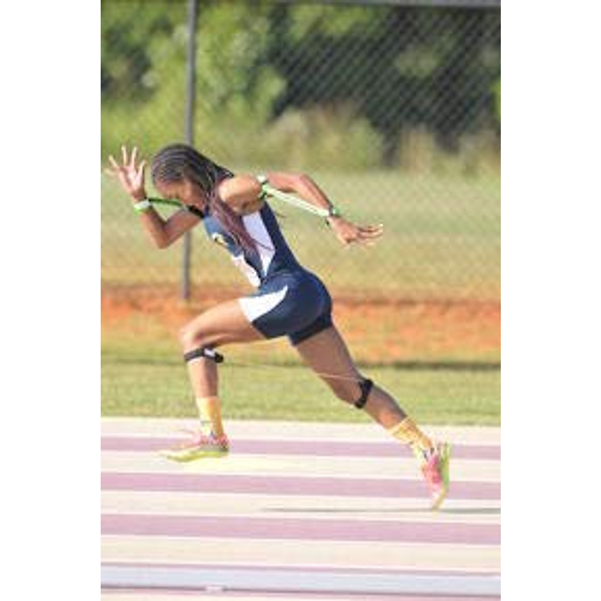 byrdband Track and Field Speed Gear Pack - All Sports Speed and Agility Training Resistance Bands for Ideal Arm Swing Trainer and Stride Frequency