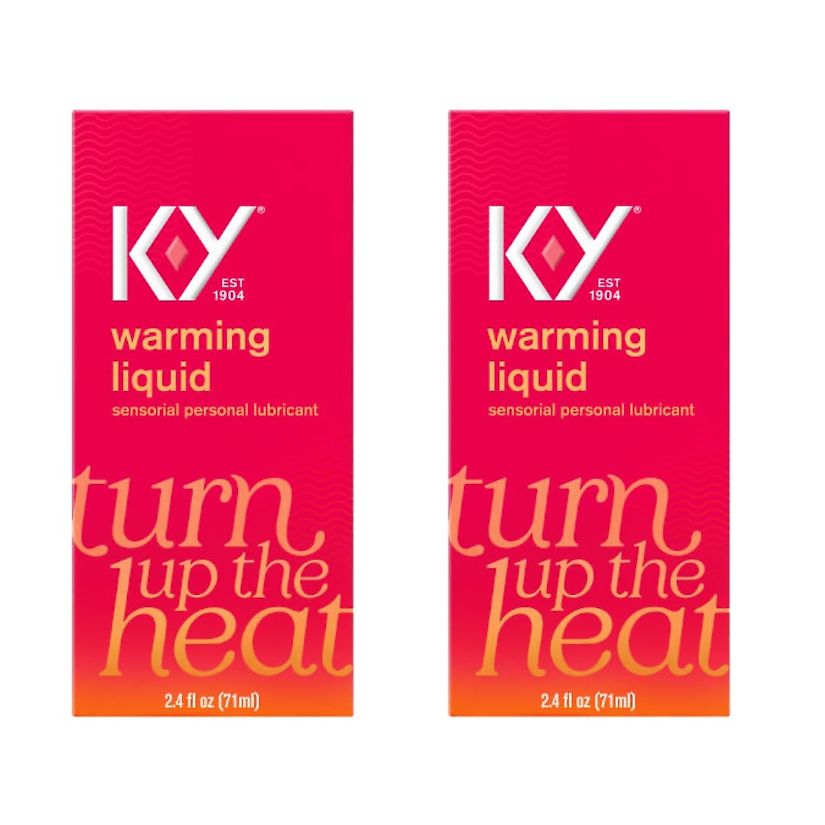 K-Y Warming Liquid Lubricant, 2.5 oz. (Pack of 2)