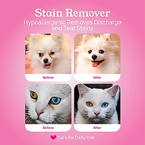 Biidey Pet Odor Stain Laundry Sheets and Eye Care Bundle - Laundry Detergent Sheets, Pet Hair Odor Eliminator Stain Remover, Dog Cat Eye Wash Wipes Tear Stain Remover