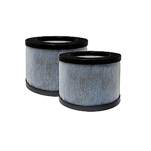 Nispira JH01 MK01 3-in-1 HEPA Filter Replacement For Air Purifier AROEVE MK06, ALROCKET JH06, Elechomes EPI081 EP1081, Intelabe EPI080 EP1080, Kloudi DH-JH01 DH-JH06, Pomoron MJ001H, 2 Pack