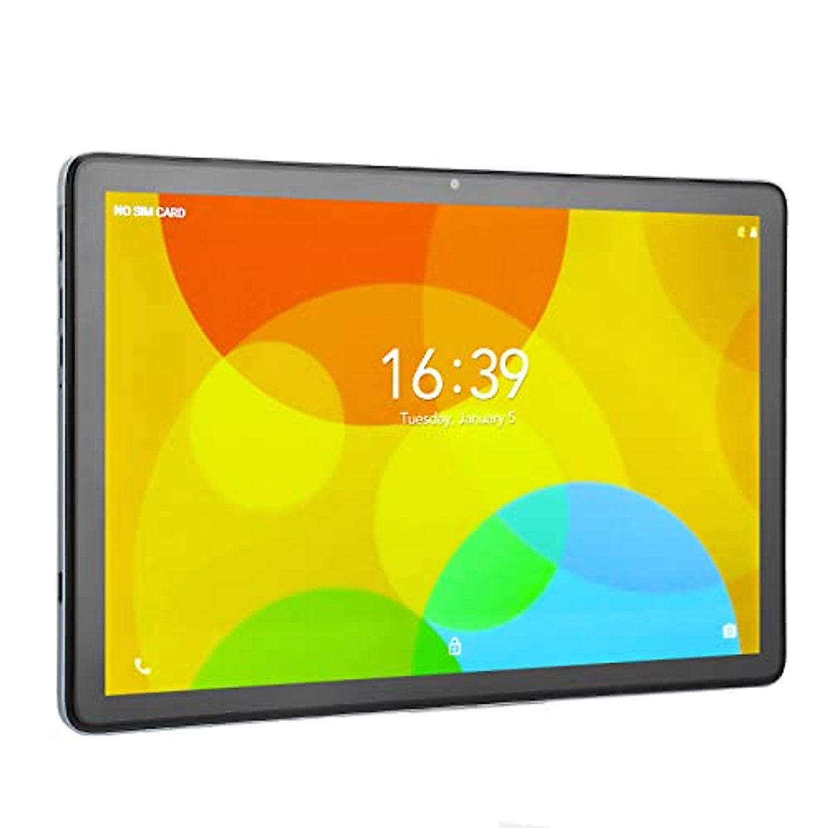 Rosvola 10.1 Inch Tablet, Type C Charging Dual Speakers US Plug 100-240V Tablet Front 5MP Rear 13MP Octa Core for Entertainment (Light Blue)