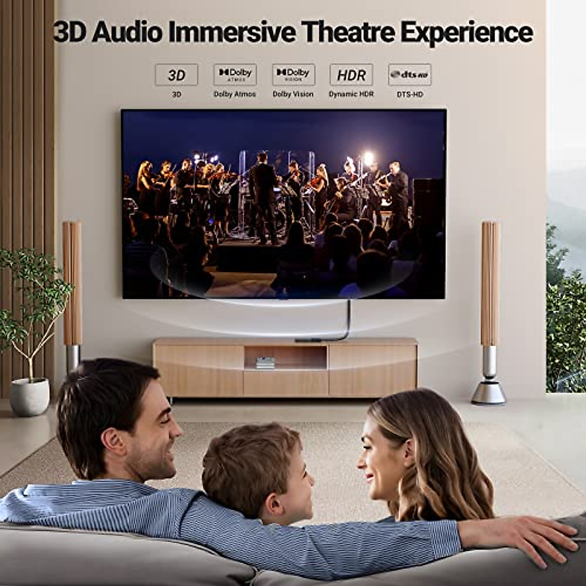 UGREEN HDMI Extension Cable 4K HDMI Extender Male to Female Adapter Cord Compatible with Roku TV Stick PS5 PS4 Xbox Laptop PC Nintendo Switch Blu Ray Player Google Chromecast Wii U HDTV 1.5FT