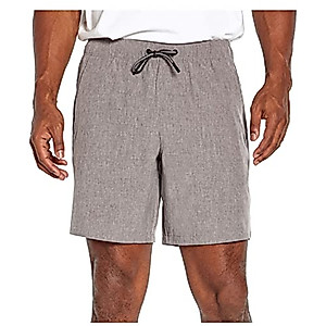Eddie Bauer Men's Woven Tech Short (Gargoyle, XXL)