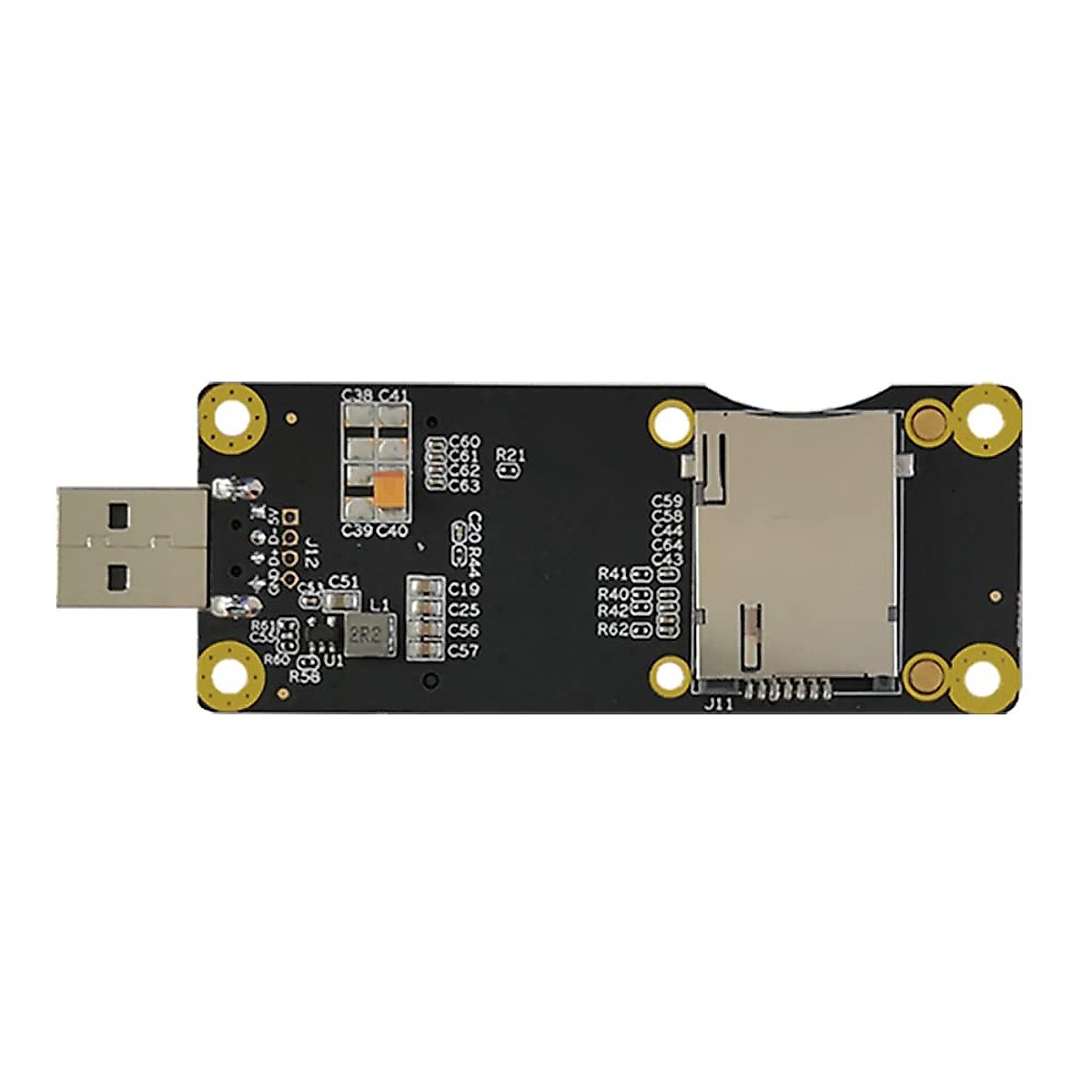 EXVIST 4G LTE Industrial Mini PCIe to USB Adapter W/SIM Card Slot for WWAN/LTE 3G/4G Module Applicable for M2M & IoT Applications Like Raspberry Pi Industrial Router IP Camera Digital Signage etc.