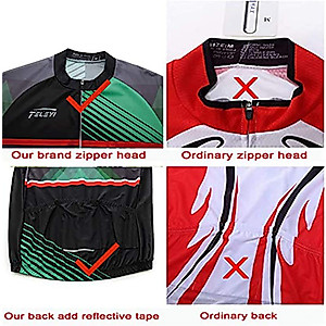 Men's Cycling Jersey,Bicycle Short Sleeve Breathable Cycling Shorts Set Quick Dry Blue