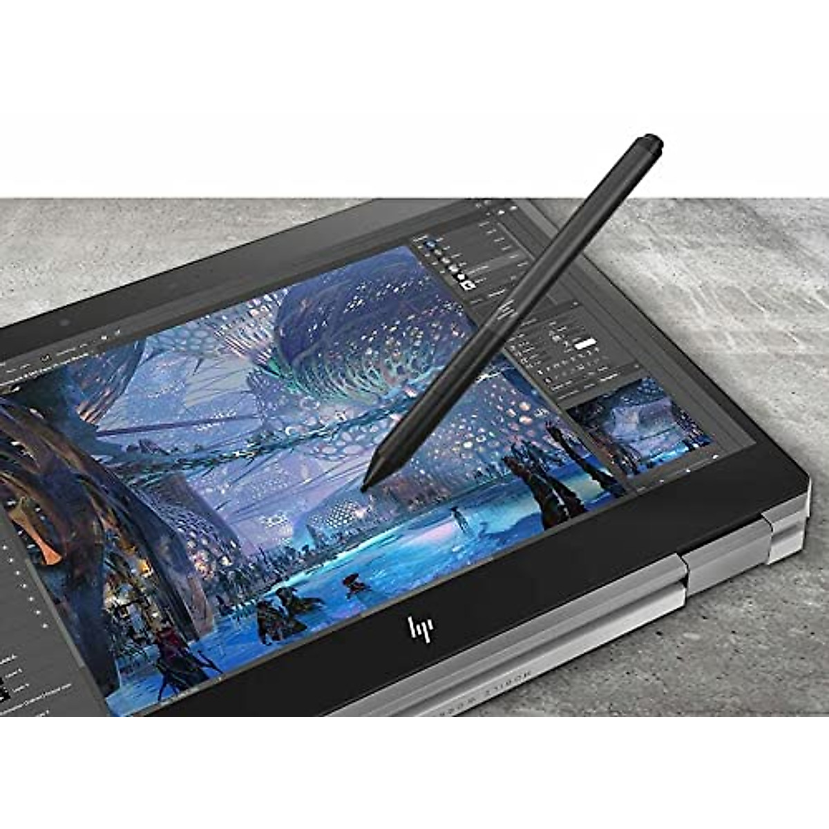 HP ZBook Studio x360 G5 (Intel Xeon E-2176M, 16GB RAM, 512GB PCIe SSD, 15.6"" FHD 1920x1080 Touch, NVIDIA Quadro P1000, ZBook Pen, Win10 Pro), Silver (Renewed)