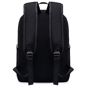 Abshoo Classic Basic Lightweight Backpack for School Water Resistant Casual Daypack Backpacks Bookbag (Black)