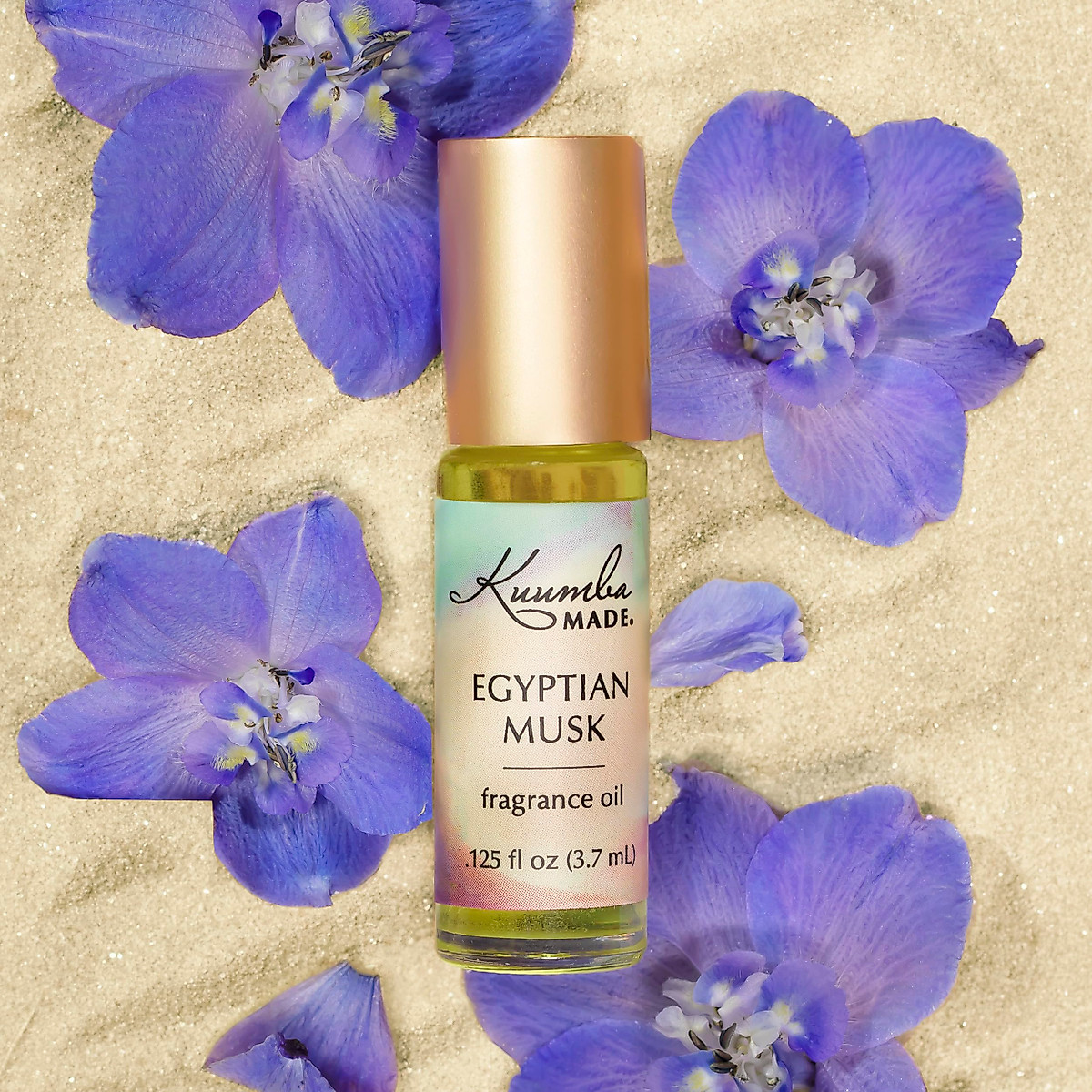 Kuumba Made Egyptian Musk Fragrance Oil Roll-On 0.125 fl oz (3.7ml) | Rollerball Perfume | Alcohol Free