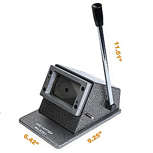 Manual ID Card Corner Cutter, Heavy Duty Business Card Punch, Access Card Die Cutter, Paper PVC Round Corner Cutter for 86x54mm Office Cards Home Photos