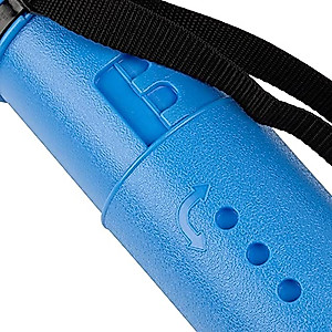 Poster Tube with Strap, Blue Expandable Storage Tube, Holder, Container for Posters, Blueprints, Artwork, Map (24 to 40 Inches)