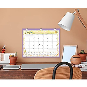 2023-2024 Academic Year 12 Months Student Calendar/Planner in Protective Sleeve for 3-Ring Binder, Desk or Wall -v003