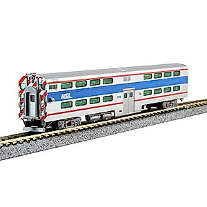 Kato USA Model Train Products N Pullman Bi-Level Cab-Coach - Chicago Metra #8750