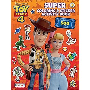 Disney Toy Story 4 Giant Sticker Activity Book with 500 Stickers Bendon 45665