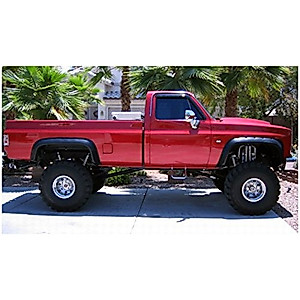 Bushwacker 40003-11 Chevrolet/GMC Cut-Out Fender Flare - Front Pair ,Black