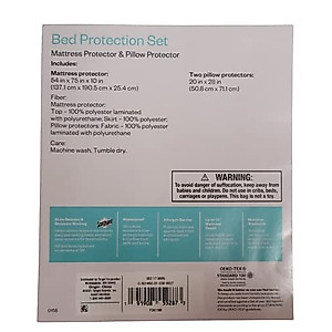 Room Essentials Fitted Waterproof Mattress Protector Full