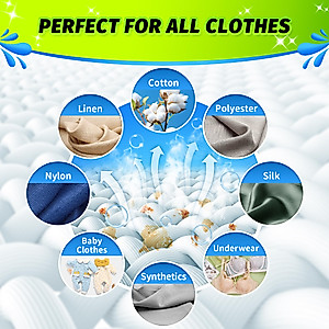 HOMERHYME Laundry Detergent Sheets - Up to 120 Loads (60 Sheets),Unscented,Plastic Free,Laundry Detergent Strips for Travel,Dorms, Home,Apartments,Liquidless Technology,Eco Friendly& Hypoallergenic