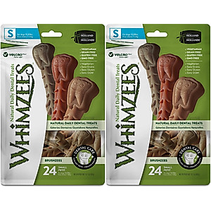 Whimzees (2 Packages) Toothbrush Star Small Value Bag, 24 ct Each2