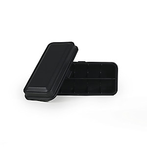 KODAK 120/135 Film Case - for 8 Rolls of 120 Films / 10 Rolls of 35mm Films - Retro Steel Case to Sort & Safeguard Film (Black) (Film is not Included)