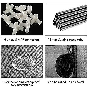 Mekek Free Standing Shoe Racks, Shoe Rack Organizer 9 Tier - Portable Row Shoe Rack Shelf Cabinet Tower for Closet with Nonwoven Fabric Cover (Gray)