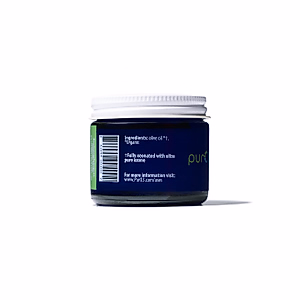 Pur O3 Fully Ozonated Olive Oil - Pure, Natural, Organic Ozonated Oil - Olive Oil Skin Care from Ozonated Oil, Oxygenated Olive Oil - Ozone Oil in a Glass Jar, 2 oz