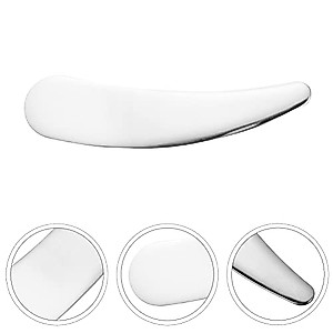 Healifty Mini Metal Cosmetic Spatulas Cream Spoon Practical Cosmetics Dig Scoop Cosmetics Spoon for Mixing and Sampling Makeup Cosmetic Beauty Tools