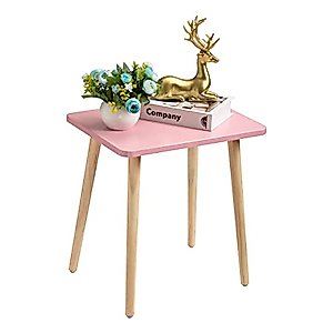 FORAOFUR Side Table, Small End Table Accent Table Living Room Bedroom Balcony Office, Modern Side Table Bedside Table Home Decor, Easy Assembly