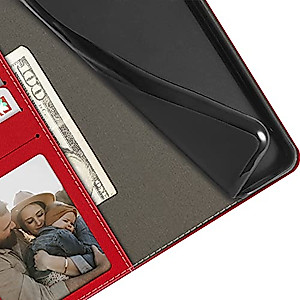 MILEGAO for Oppo Reno 6 Pro 5G Flip Cover, Magnetic Buckle Multicolor Business PU Leather Phone Case with Card Slot, for Oppo Reno 6 Pro 5G 6.55 inches