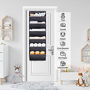 SLEEPING LAMB 8 Shelves Hanging Shoe Rack and 6 Tiers Oxford Over The Door Shoe Organizer