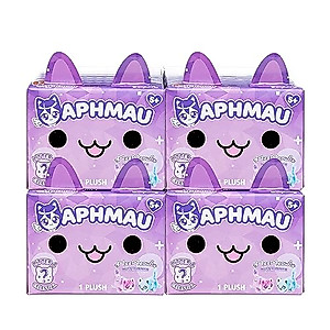 Aphmau Mini Mystery 6" Plush - Celestial Collection - 4 pack; YouTube Gaming Channel, Blind Box, 4 of 8 Unique Possible Unicorn MeeMeows, Official Merch