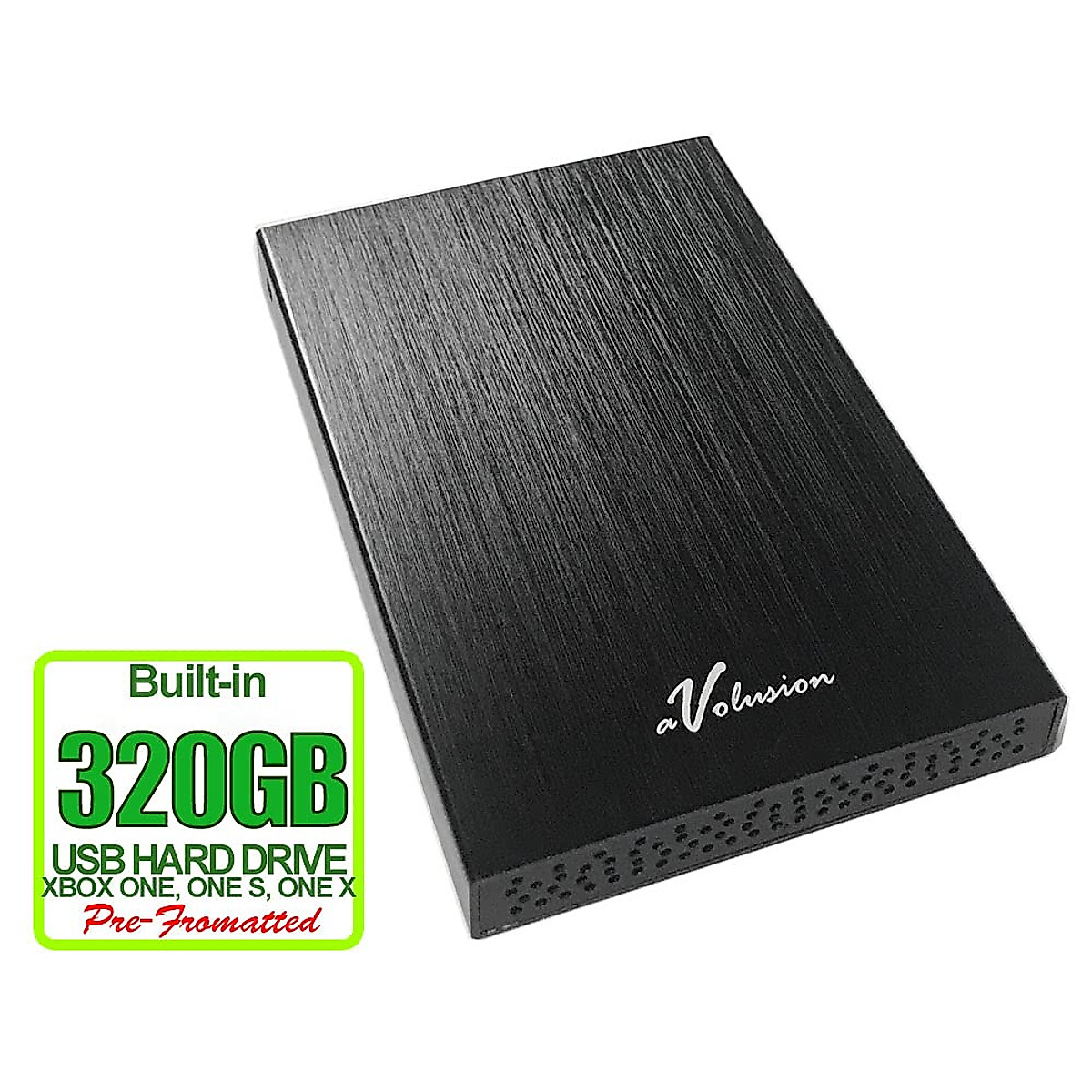 Avolusion HD250U3 320GB USB 3.0 Portable External Gaming Hard Drive (for Xbox One, Pre-Formatted) - 2 Year Warranty