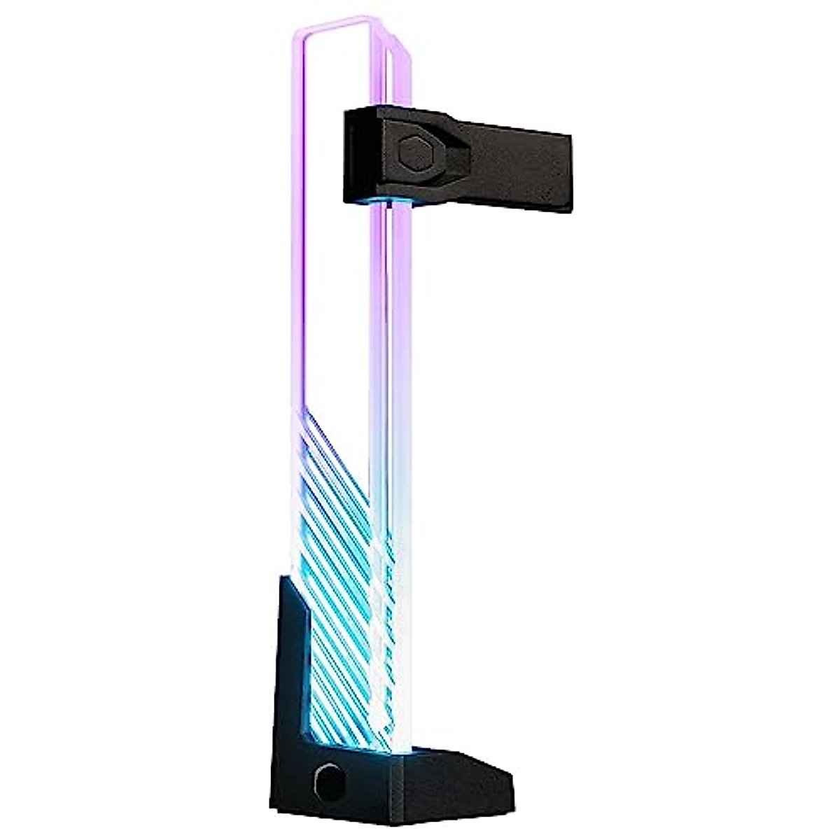 Cooler Master MasterAccessory ARGB GPU Support Bracket, Edge-Lit ARGB Tempered Glass, Universal GPU Bracket, Multiple Orientations (MCA-U000R-GSBTG-00)