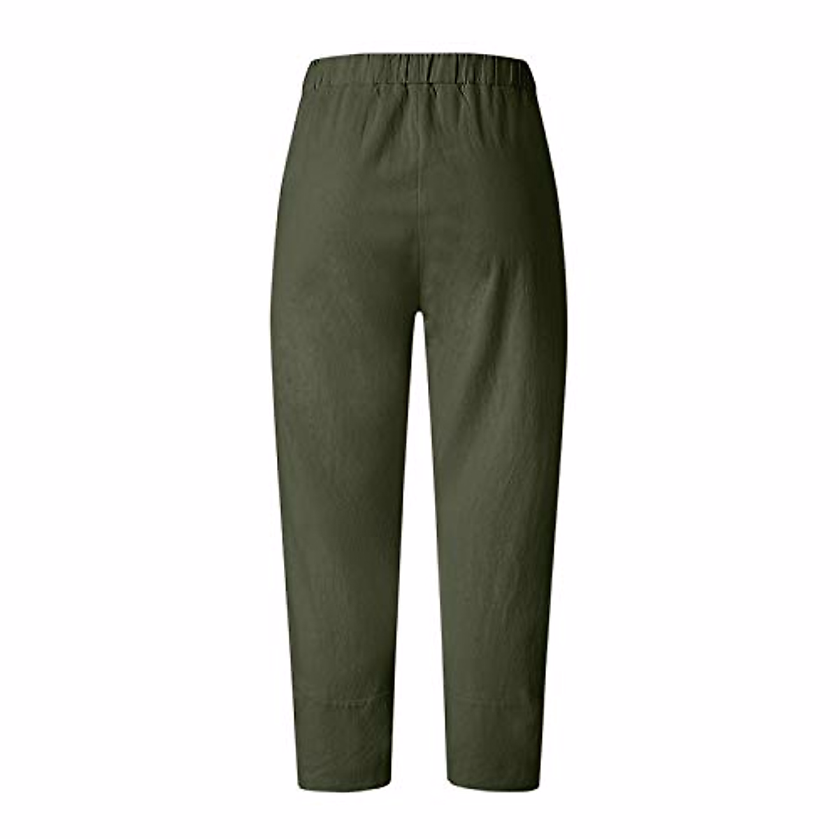 Sdeycui Women's Casual Flowers Print Elastic Girdle Waist Wide Leg Pants Trousers(Green, XXL)