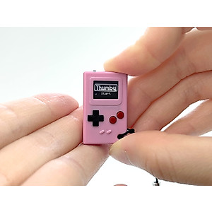 TinyCircuits Thumby (4 Pack Plus 2 Link Cables), Tiny Game Console, Playable Programmable Keychain: Electronic Miniature, STEM Learning Tool