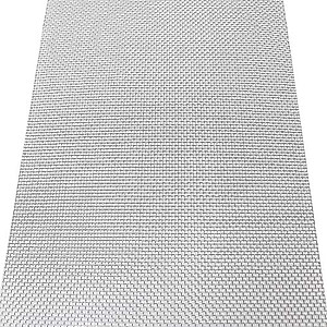 Longdex Reinforcing Mesh 2PCS 25x12.5cm 304 Stainless Steel 20 Mesh Woven Wire Wire Mesh Screen for Bumper Kayak Thermoplastic Repairs