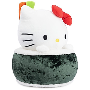 GUND Sanrio Hello Kitty Sushi Plush, Premium Stuffed Animal for Ages 1 and Up, Green/White, 10”
