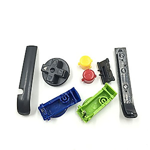 Replacement Set Shoulder L R A B Buttons Keypads D-Pad Button Power ON Off Buttons for Gameboy Advance GBA (Colour)