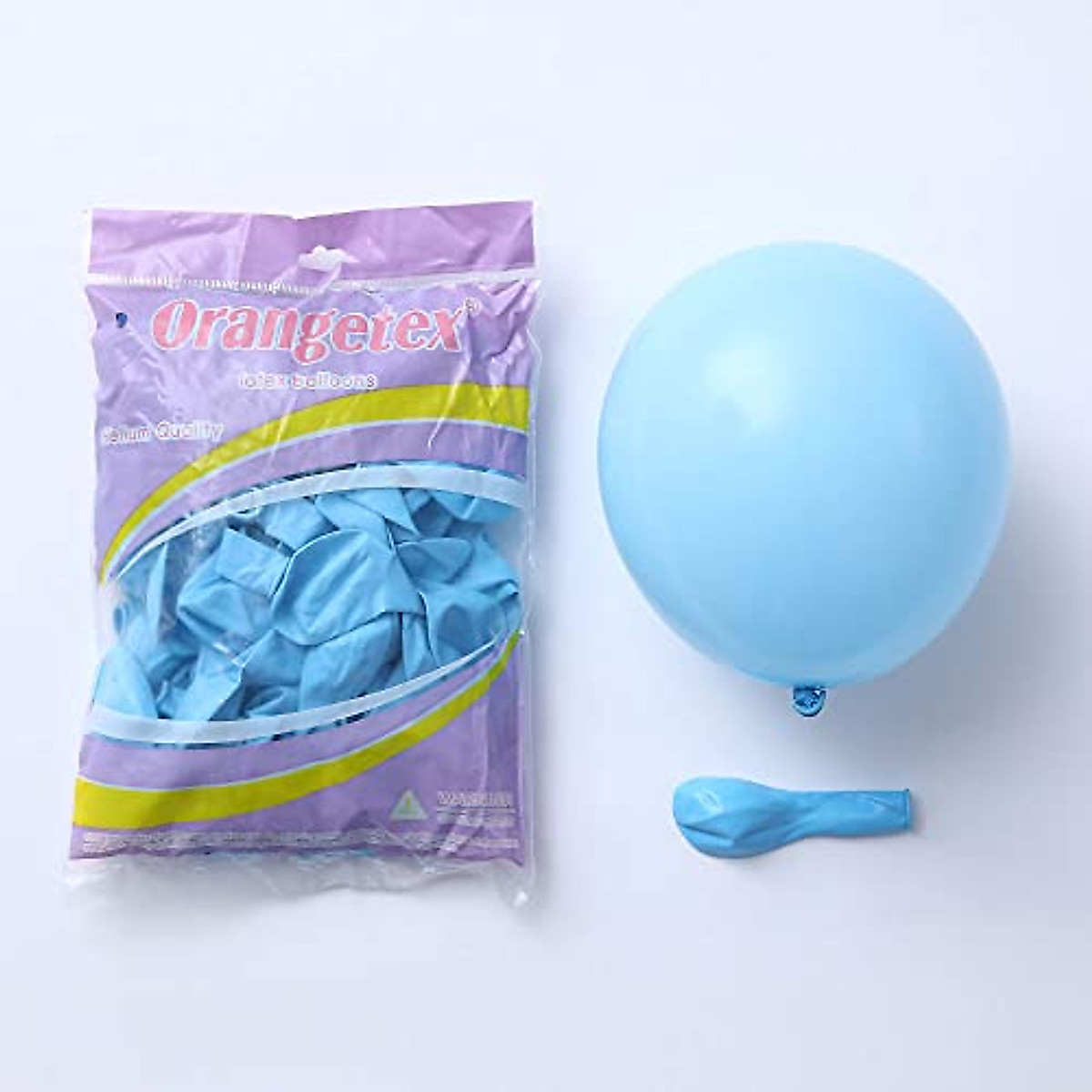 Double Stuffed Dusty Blue Blush Balloon Garland Balloons with 138PCS White Sand Grey Latex Balloons Neutral Balloon Arch Kit For Baby Shower Boho Birthday Gender Reveal Party Decorations (Blue)