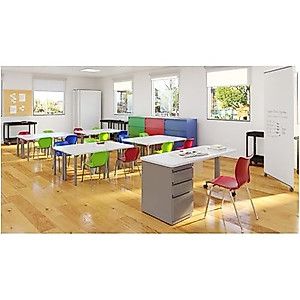 Hirsh 36-in Wide HL10000 Series 3 Drawer Metal Lateral File Cabinet Classic Blue