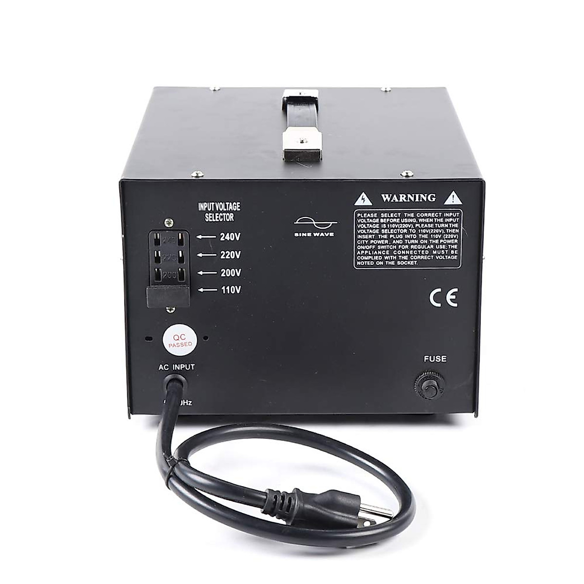 5000 Watt Voltage Converter Transformer- Heavy Duty Step Up & Step Down Power Converter, Convert 110-120V to 220-240V OR 220-240V to 110-120V– DC 5V USB Port(Four sockets)