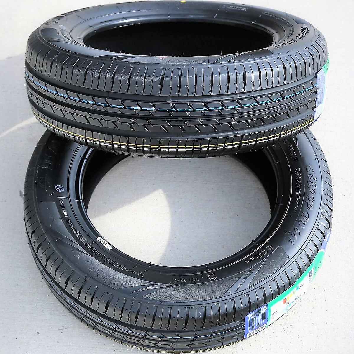 Haida SCEPHP HD667 All-Season Passenger Car Touring Radial Tire-145/70R12 145/70/12 145/70-12 69Q Load Range SL 4-Ply BSW Black Side Wall