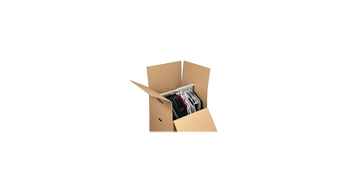 Bankers Box SmoothMove: Short Wardrobe Moving Boxes 3 Pack