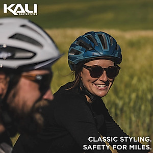 Kali Protectives UNO Bicycle Helmet for Adults - Mountain Bike Helmet for Men and Women with Locking Buckle and Sliders; Helmet with Maximum Airflow Vents for Urban Cycling